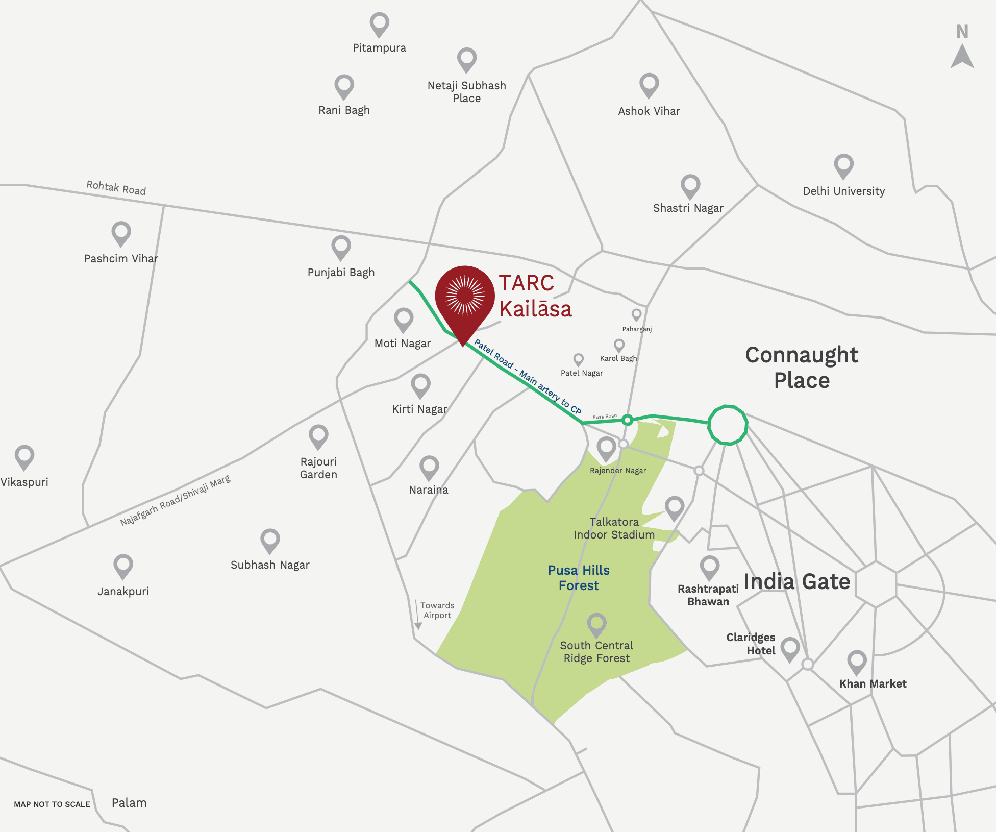 Tarc Kailasa Kirti Nagar - Premium 3 & 4 BHK Apartments